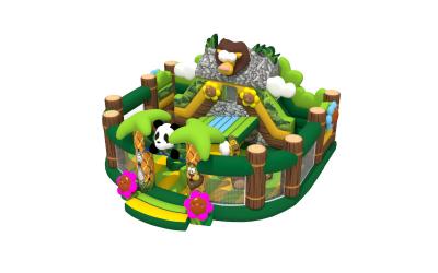 Cina Tema Mondo Animale ignifugo 9x8.5x5m Fun City Gonfiabile in vendita