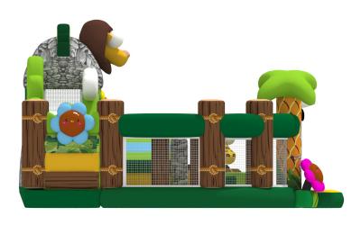 Cina Tema Mondo Animale ignifugo 9x8.5x5m Fun City Gonfiabile in vendita