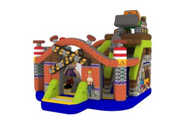 Cina Tool Topics 0.55mm 6.5x6.5x5.5m Fun City gonfiabile in vendita