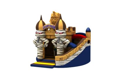 중국 5x5x4.4m 이집트 투어 테마 풍선 점프 하우스 키즈 판매용