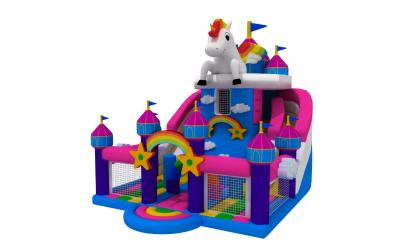 Commercial Outdoor Inflatable Bouncer Slide Combo For Kids