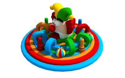 Cina il pagliaccio Inflatable Fun City del PVC di 0.55mm scherza il castello di salto combinato in vendita