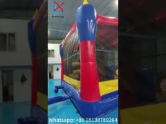 Simple inflatable mini combo castle for commercial actitivies small inflatable combo castle for baby