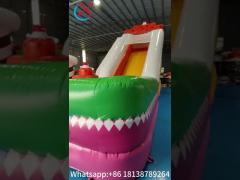 신디자인 PVC 펌프형 튀는 성 치즈타임 펌프형 Fun City With High Slide 장애물 코스 대여