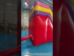 Commercial Digital Printing Inflatable Dry Slide Mickey Mouse Cartoon Inflatable Castle For Outdoor