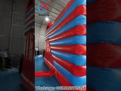 New Design Digital Printing Inflatable Bounce House With Slides Marvel Iron Man