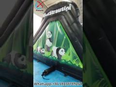 Inflatable Obstacle Courses Panda Jumping Castle Playground
