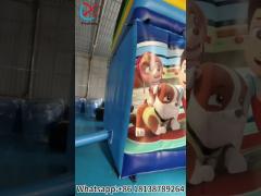 Inflatable Slide Paw Patrol Inflatable Double Dry Slides Outdoor