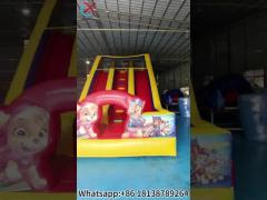 Inflatable PAW Patrol Slide Big Inflatable Double Dry Slides