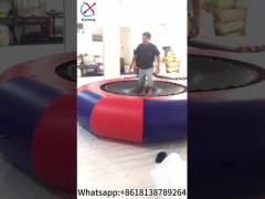 Fornecedor Jogos de Água Inflaveis Trampolim Flutuante Inflavel Com Bomba