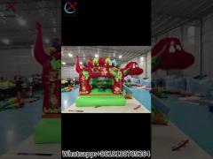 Fabrikant Dinosaurus Bounce House Kids Indoor Bounce House Mini Bouncy Castle
