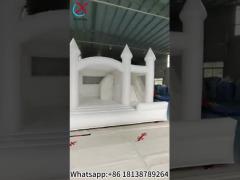 Commercial Bounce House Slide Combo Wedding Party Kids Bouncy Castle With Slide