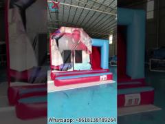 Inflatable Bouncy Castle With Slide Spiderman Bouncy Castle For Sale