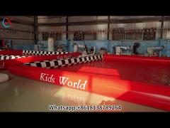 See Why Choose Commercial Inflatable Swimming Pool Red Inflatable Bouble Pool For Outdoor