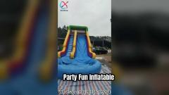 Kids Adult Inflatable Water Slide Castle Fun