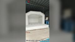 White Castle Bounce House Wedding Fun