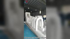 Elegant White Wedding Bubble Ball Pit with Slide