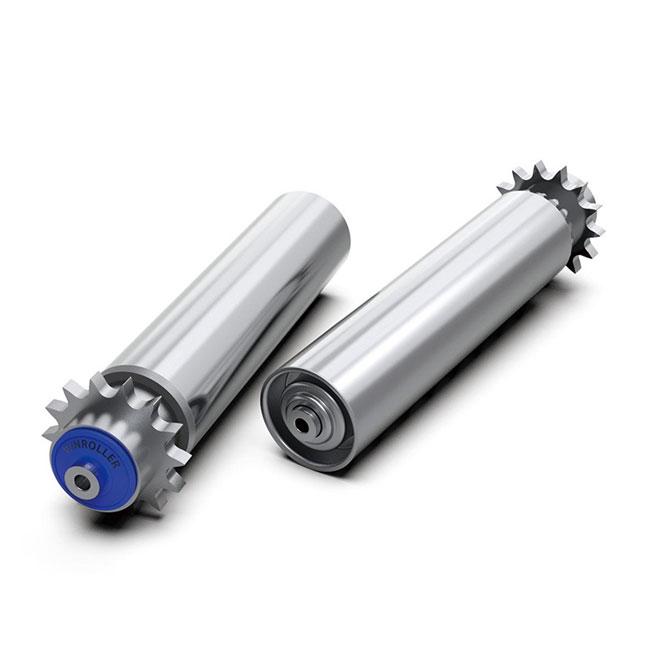 Galvanised Steel Conveyor Driven Roller Large Transfer Torque With Sprocket