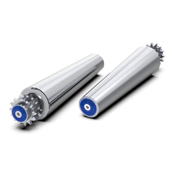 Quality High Transfer Torque Conveyor Roller With Steel Double Sprocket Smooth Operation For Heavy Load Conveying for sale