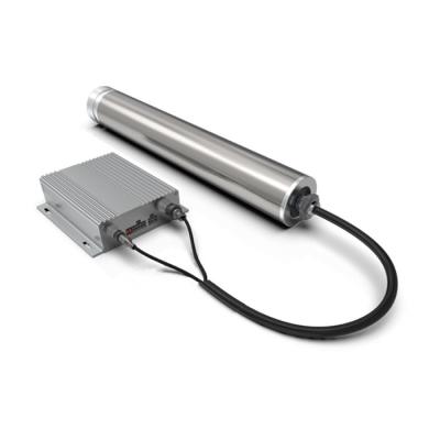 Cina 48V 300W DC Motor Gearless Logistics Belt Conveyor Roller per l'industria dell'espresso e del commercio elettronico Sistema di classificazione rapida in vendita