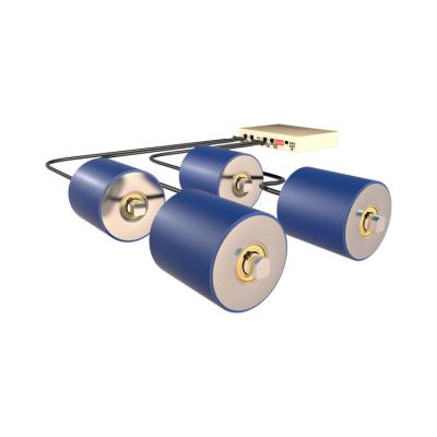 China 48V Gearless Motor Swing Sort Wheel Roller With Rubber-Coated For Pendulum Turbine And Balance Machine for sale