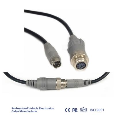 Cina Waeco che inverte il sistema della macchina fotografica con il monitor di CC di 6 Pin Adapter Cable To RCA in vendita