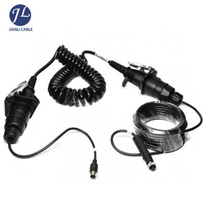 Cina Sicurezza 7 Pin Car Reverse Camera Cable per i rimorchi/autopompe antincendio/grandi camion in vendita