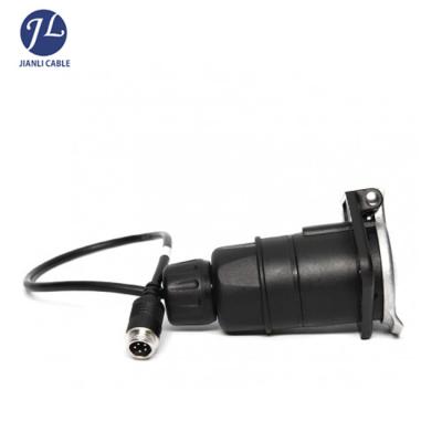 Cina Sicurezza 7 Pin Car Reverse Camera Cable per i rimorchi/autopompe antincendio/grandi camion in vendita