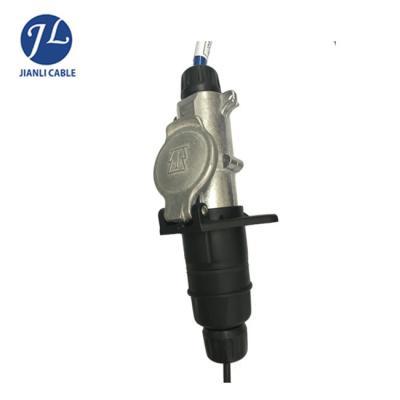 Cina Il cavo inverso di Pin With Spring Coiled Electrical dei kit di cablaggi 7 della macchina fotografica dell'automobile del rimorchio si collega in vendita