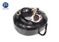 China 5 Pin Backup CCTV Camera Extension Cable , Truck Reverse Camera Cable With Socket for sale