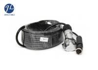 China 5 Pin Backup CCTV Camera Extension Cable , Truck Reverse Camera Cable With Socket for sale
