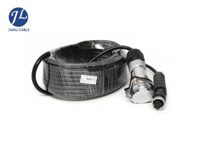 Cina Cavo di estensione della macchina fotografica del CCTV di 5 Pin Backup, cavo inverso della macchina fotografica del camion con l'incavo in vendita