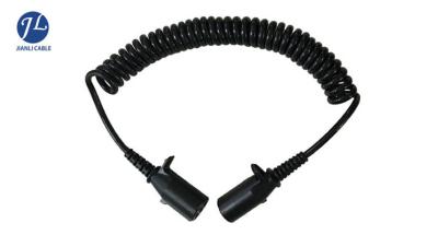 Cina 7 impermeabili Pin Spiral Extension Cord Cable per il sistema posteriore della fotocamera grande formato del camion in vendita