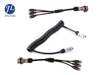 Cina PVC flessibile 5 Pin Truck Trailer Extension Cable per il video audio segnale della terra in vendita