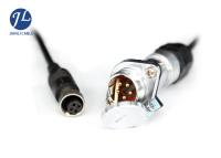 China Side View Camera Vision Systems Cable with 7 Pin Metal Lockable Connector 1 Camera for sale