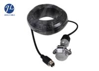 China Side View Camera Vision Systems Cable with 7 Pin Metal Lockable Connector 1 Camera for sale