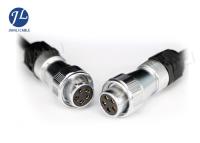 China Side View Camera Vision Systems Cable with 7 Pin Metal Lockable Connector 1 Camera for sale