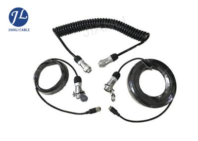Cina cavo di 12-24V 5 Pin Vehicle Reversing Camera Extension con l'incavo elettrico del metallo in vendita