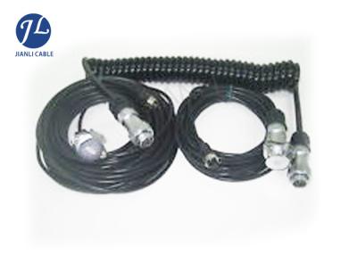 Cina 7 corredi neri di Pin Rear View Camera Cable per sistema della macchina fotografica del rimorchio il video in vendita