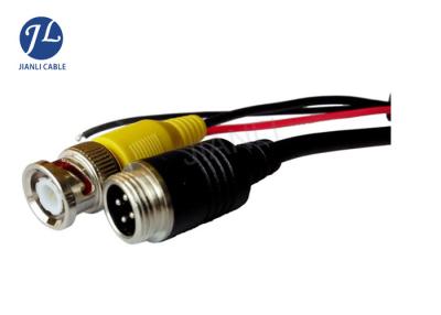 Cina 4 Pin Video Aviation Cable For collegano la CC e BNC cablano per la videocamera di sicurezza del CCTV in vendita