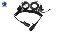 China Safe Lock Car Reverse Camera Cable with 7 Pin Plastic Core To 2 Cameras for sale