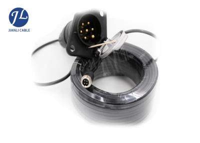 Cina Cavo inverso della macchina fotografica dell'automobile sicura della serratura con 7 Pin Plastic Core To 2 macchine fotografiche in vendita