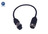 China GX16 7 Pin Aviation Cable For Bus Security Camera System Single Shielding for sale
