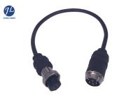 China GX16 7 Pin Aviation Cable For Bus Security Camera System Single Shielding for sale