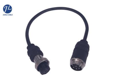 Cina Protezione del sistema della videocamera di sicurezza di GX16 7 Pin Aviation Cable For Bus singola in vendita