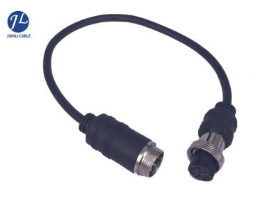 中国 9 Pin GX16のコネクター信号伝達が付いている自動背面図のカメラの航空ケーブル 販売のため
