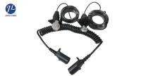 China Retractable Coiled Power Cable With 7 Pole Truck Trailer Plug For Reverse Camera for sale