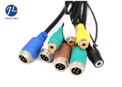 Cina Il cavo di sostegno di RCA della macchina fotografica del veicolo collega 4 Pin Shielded For Power/video/audio in vendita