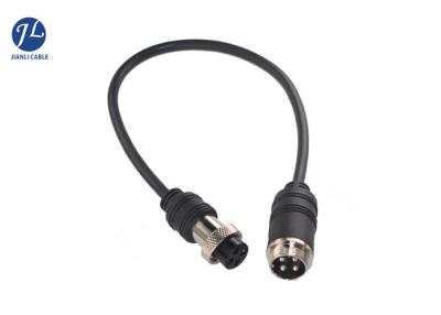 Cina Spina maschio 3M Vehicle Signal Mini Din Cable di aviazione della macchina fotografica DV in vendita
