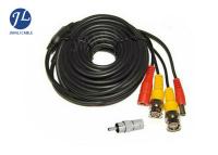 China CCTV Backup Camera Cable , Audio Video Power RCA BNC Adaptor Security Cable for sale